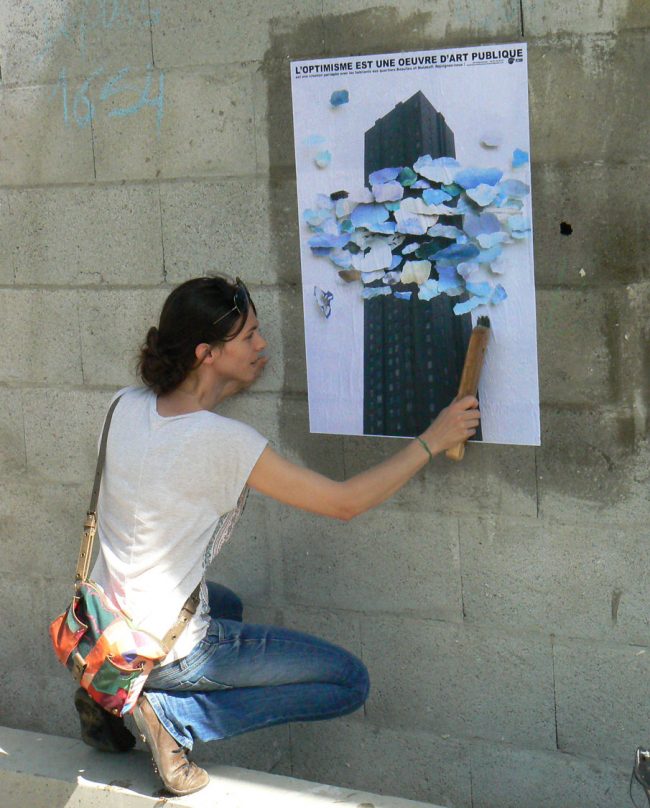 l’optimisme est une oeuvre d’art publique – Emilie Lemoine